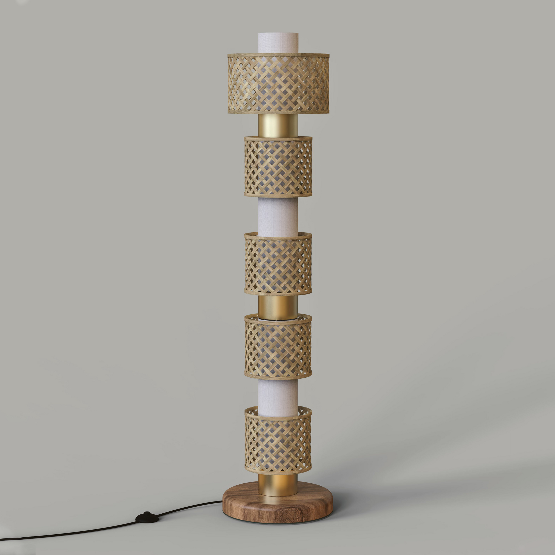 Modular Floor Lamps for Smart Homes and Greek cafés