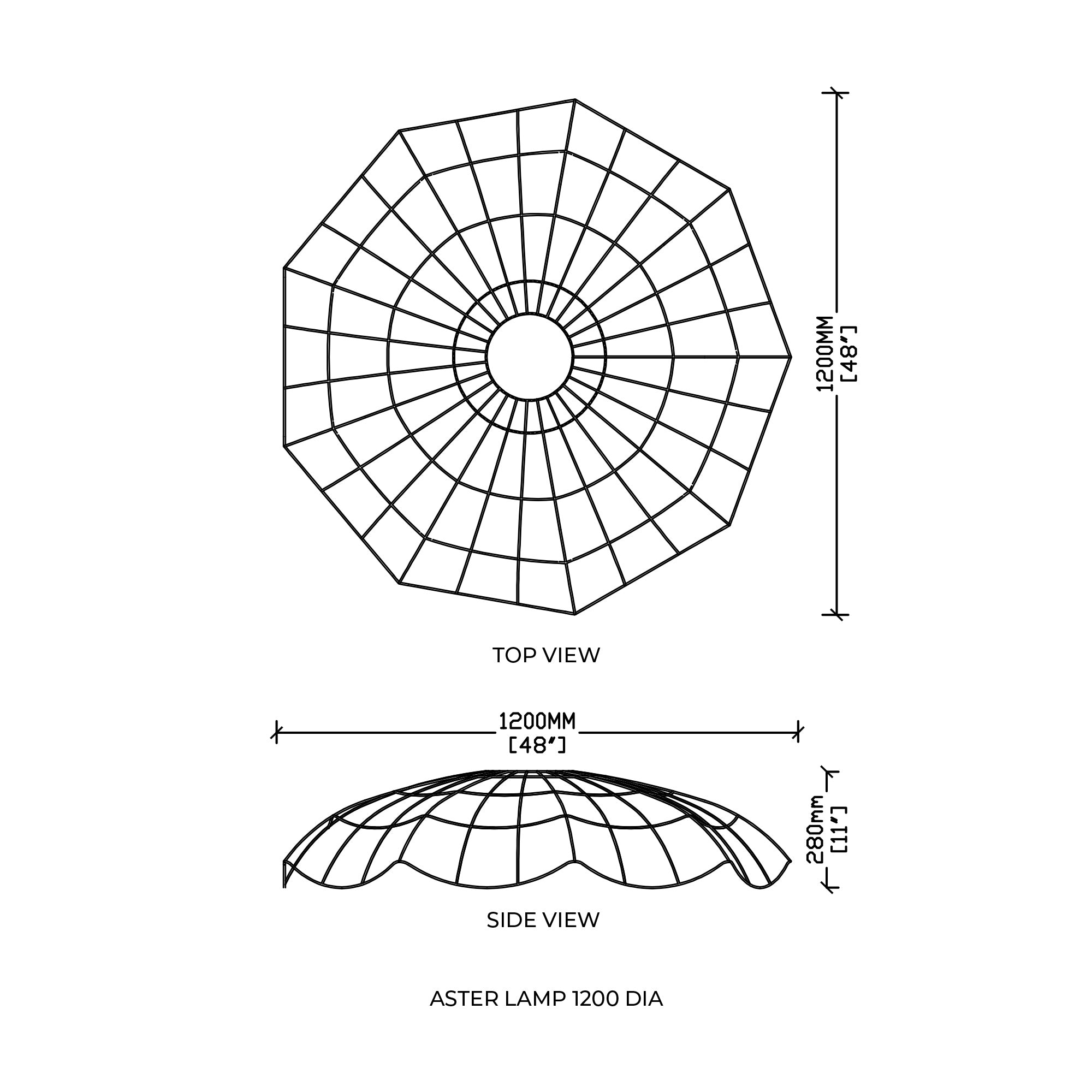 Aster Chandelier Pendant Lamp: Handmade Bamboo Lamp – Mianzi