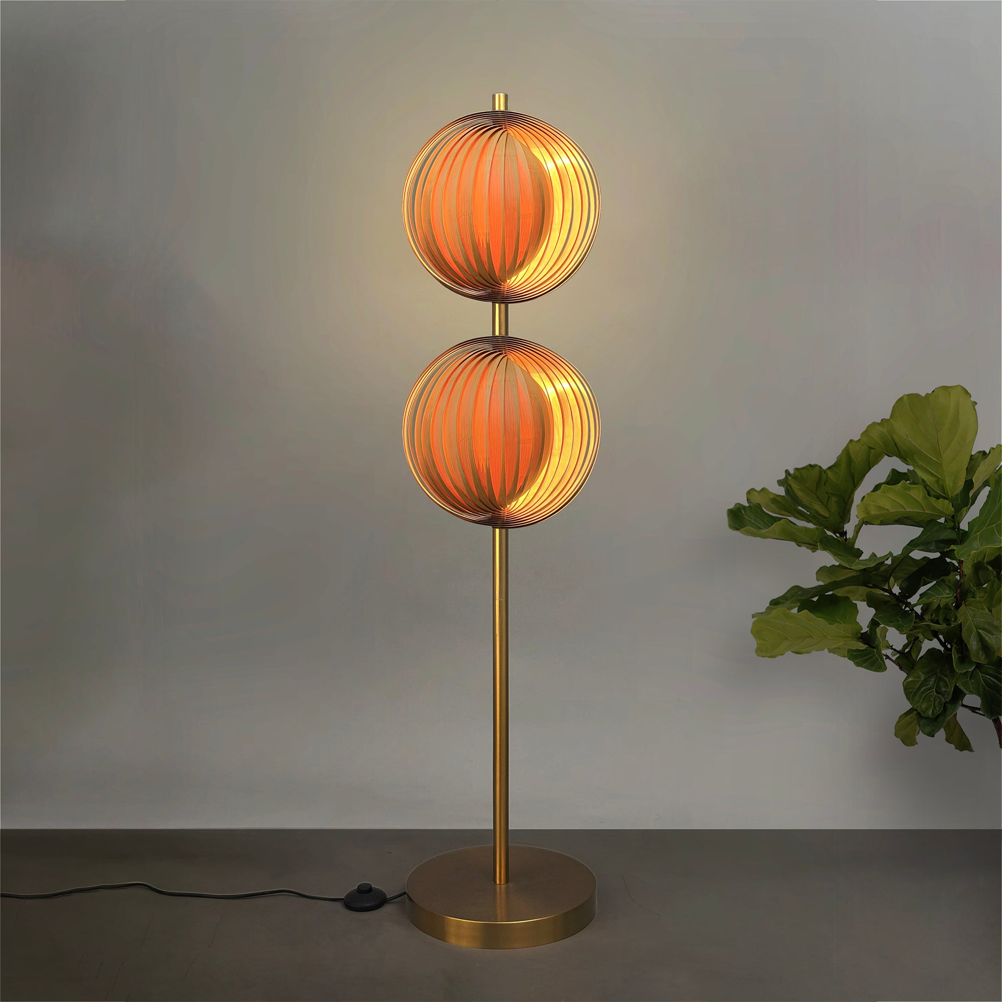 Seashell Floor Lamp: Best Bamboo Lamp for Restaurant – Mianzi