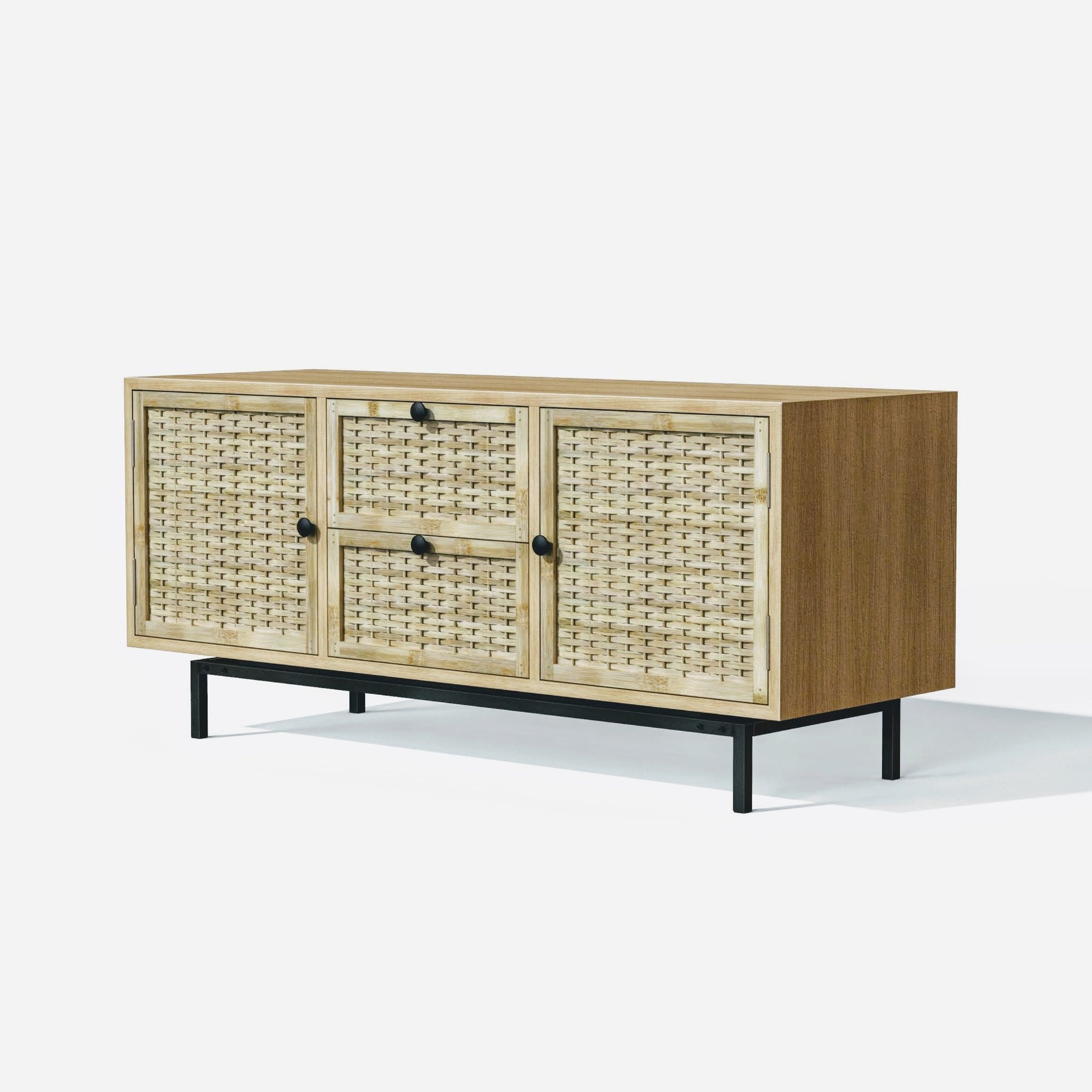 Hive Console: TV Cabinet, Minimalist TV Unit with Storage – Mianzi
