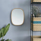 Mianzi Mira Squircle Small : Eco-conscious, Hand-designed Bamboo Mirror